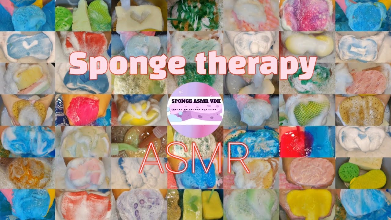 ASMR _ Satisfying sponge squeezing compilation - YouTube