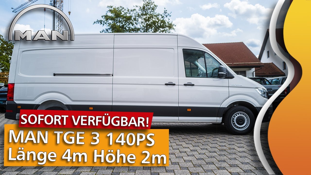 MAN TGE Transporter 3.140 L4 H2: Ausführliche Bewertung und Funktionen | SUPER PREIS! - YouTube