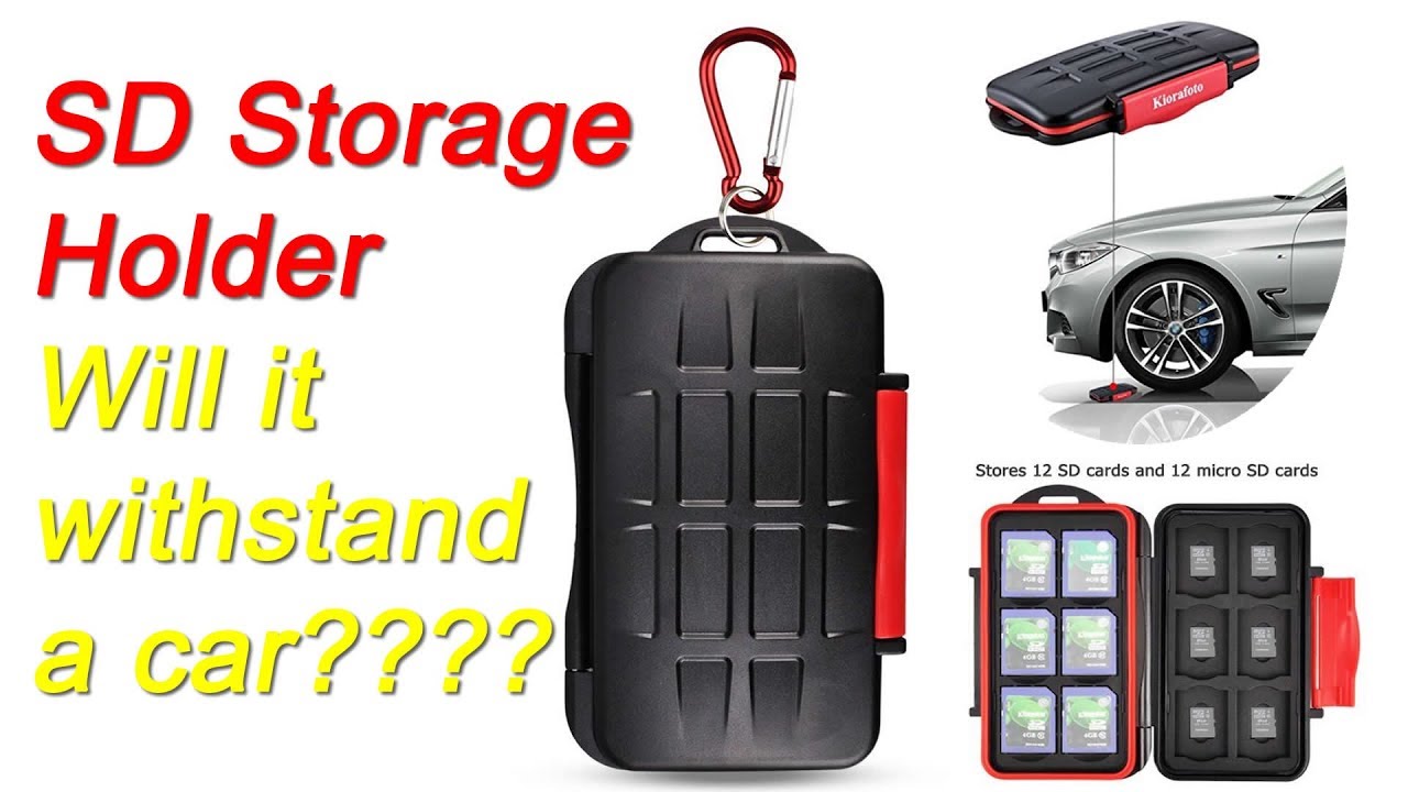 SD Card Holder Able To Withstand A Car? - YouTube