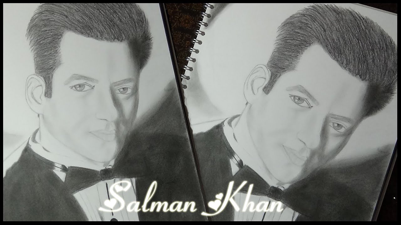 Drawing Salman Khan aka Bhai (Time Lapse) - YouTube