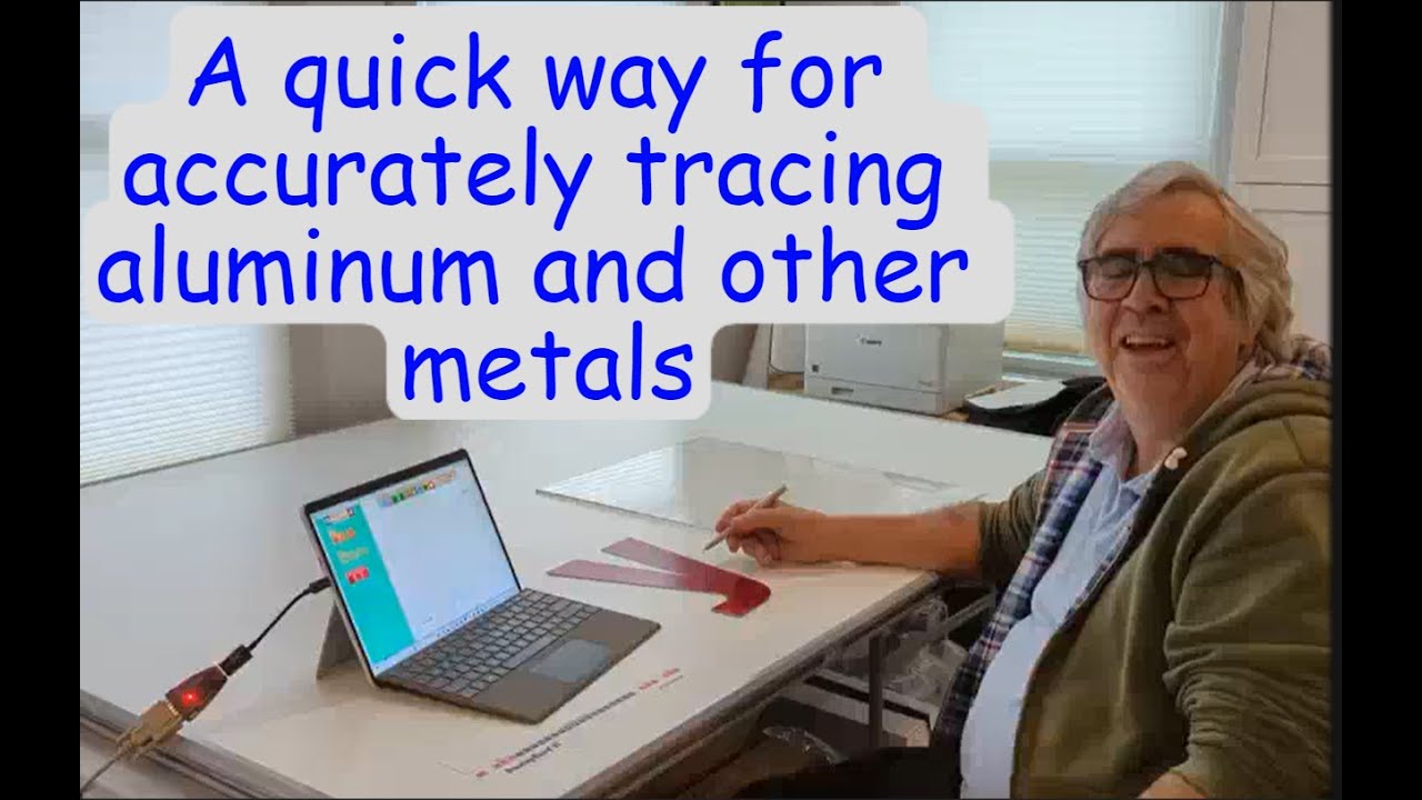 A quick way for accurately tracing aluminum - YouTube