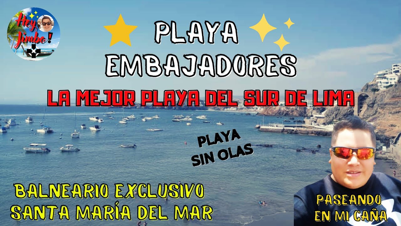 🏖LA MEJOR PLAYA DEL SUR DE LIMA 🏝EXCLUSIVA PLAYA EMBAJADORES🏝LIBRE ...