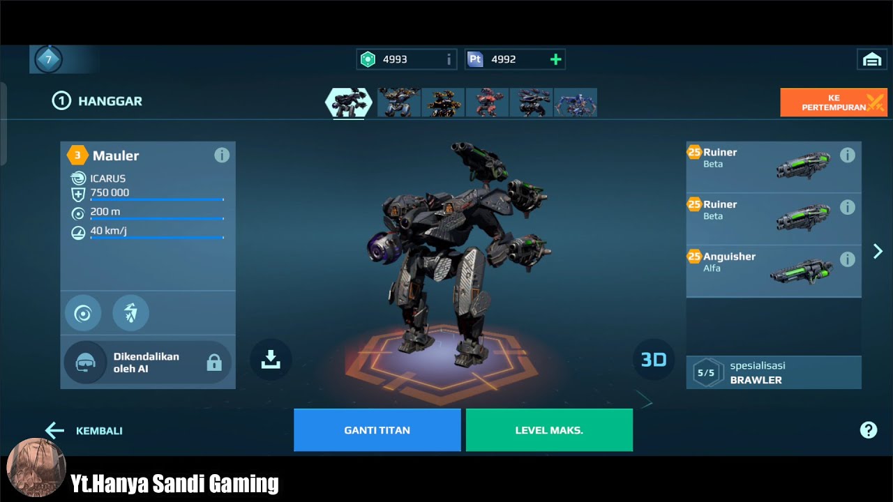 [WR] dux robot 2 titan slayer mauler dan devourer - YouTube