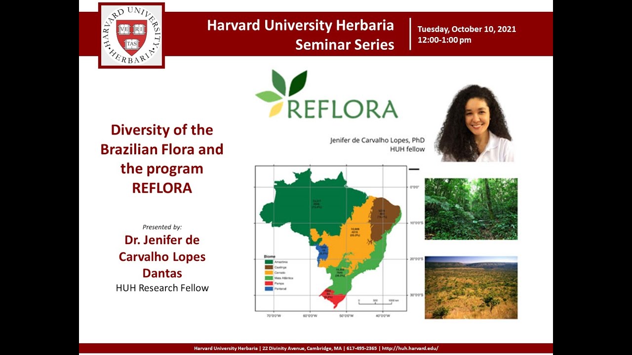 2023 1010: Jenifer de Carvalho Lopes Dantas - Diversity of the Brazilian Flora & the program ...