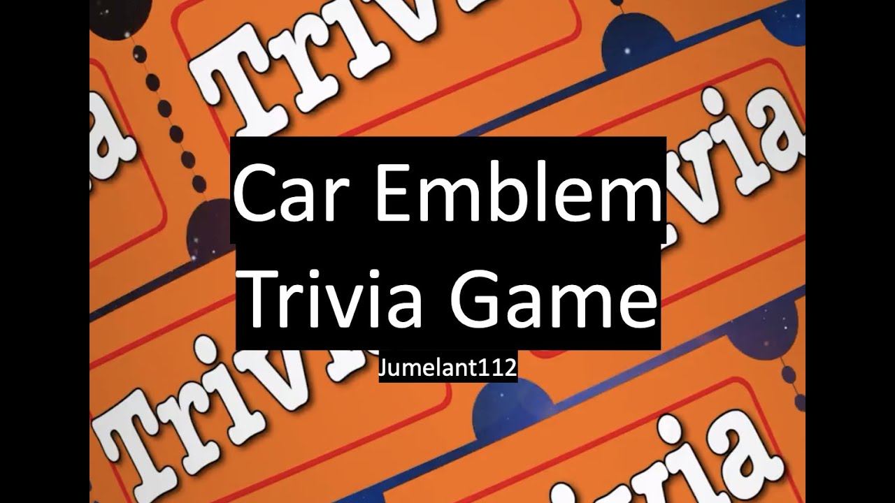 Car Emblem Picture Trivia Game - Guess the Car Brand that goes with ...