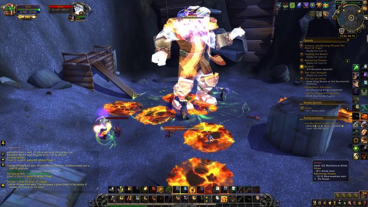 World of Warcraft: Battle for Azeroth part 409 - Darkshore Quests - YouTube