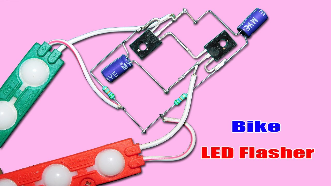 Superb Bike Car LED Flasher Circuit - YouTube