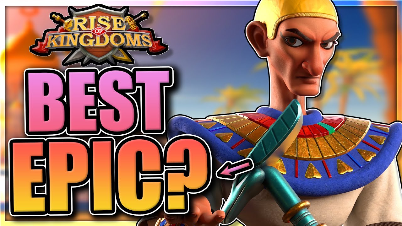 Imhotep is the best epic commander [totally OP active skill] Rise of ...