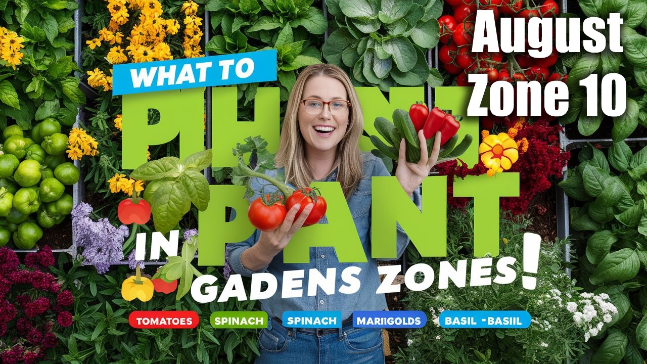 August Planting Guide: What to Plant in August for a Thriving Zone 10 ...