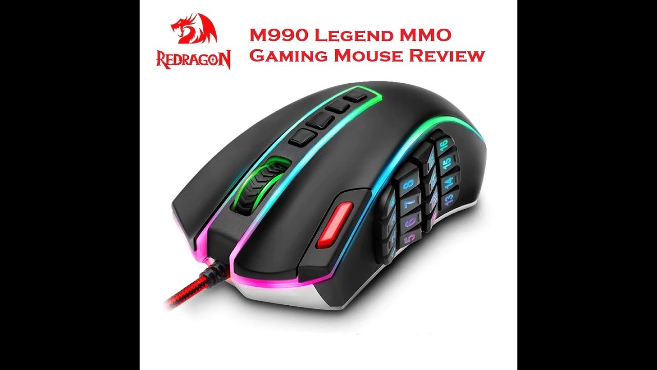 Redragon M990 Legend Gaming Mouse Review - YouTube