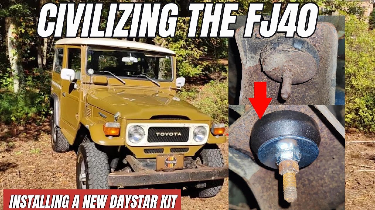Replacing FJ40 Body Mounts - Before they turn to Dust - YouTube