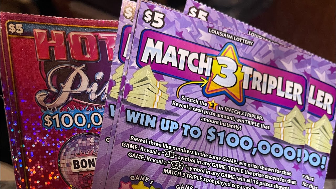 $5 HOT PINK 7’S & MATCH 3 TRIPLER SCRATCH OFF LOTTERY!! It went as ...