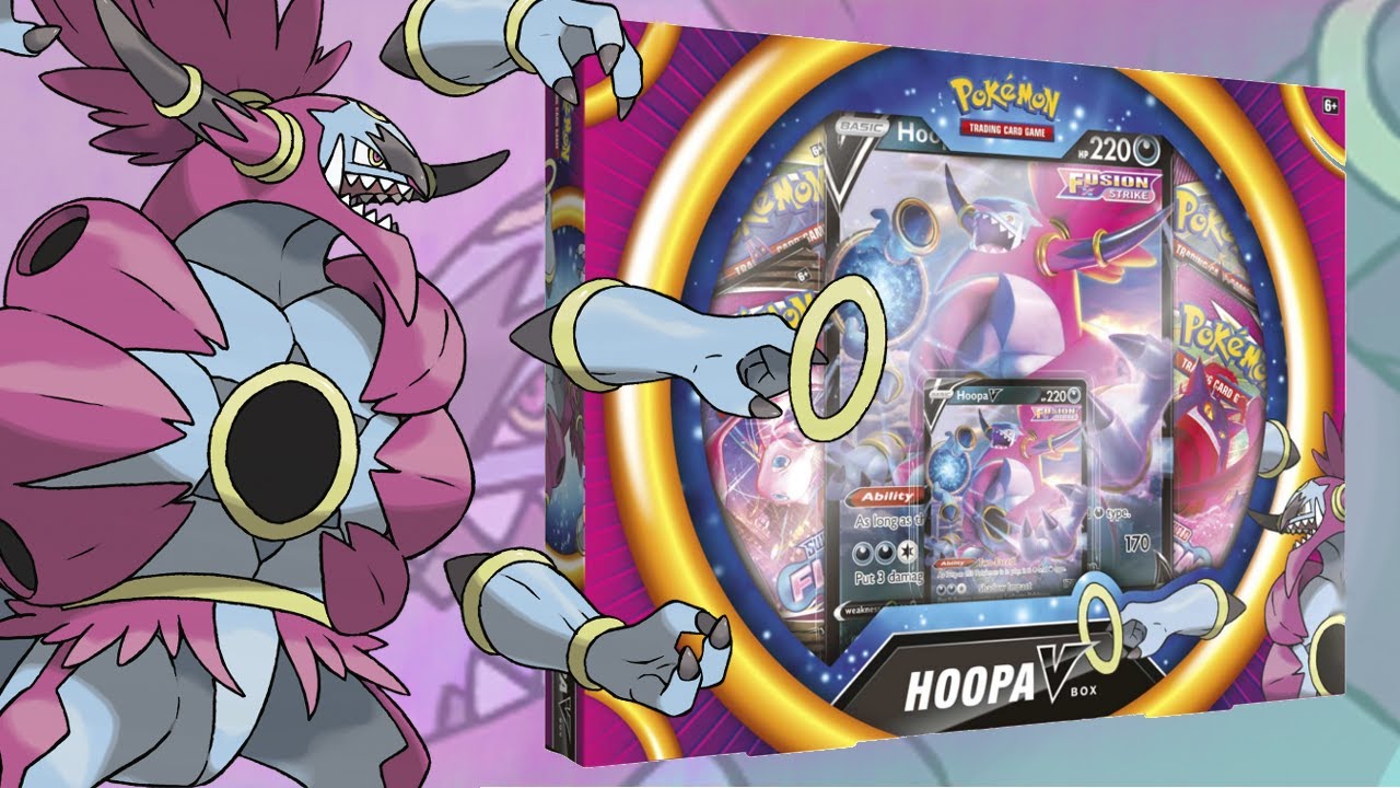 Hoopa V Fusion Strike Box | Pokemon TCG Unboxing - YouTube