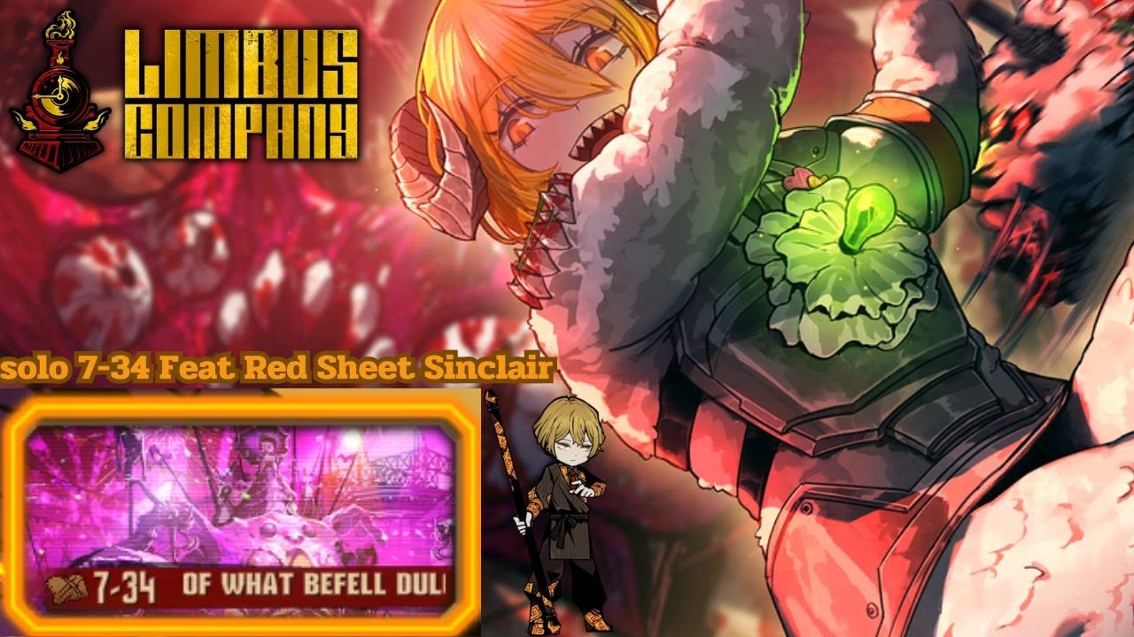 LimbusCompany: Lantern Don Quixote Solo 7-34 Feat Red Sheet Sinclair ...