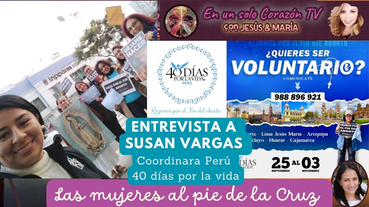 Porque es importante defender la vida? Entrevista con Susan Vargas ...