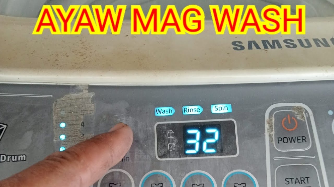 Top load automatic washing machine ayaw mag wash pangunahing sira ...