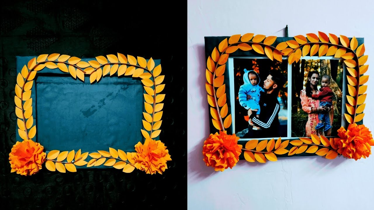 How to make Photo Frame / Photo Frame / Photo Frame making ideas ...