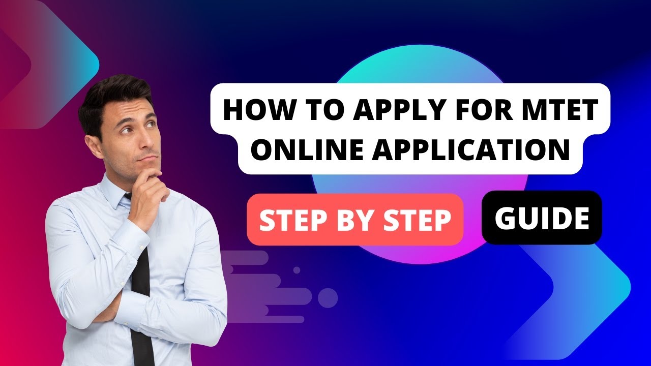 How to apply for MTET online Application form -Step by step Guide #mtet ...