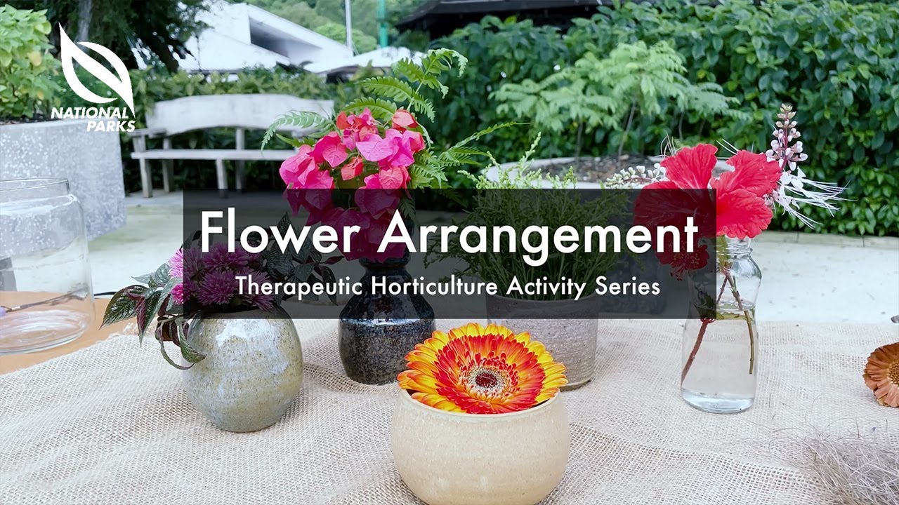 Flower Arrangement | Therapeutic Horticulture Activity Series - YouTube