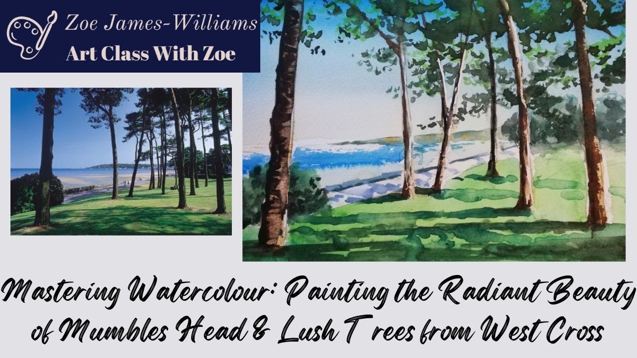Mastering Watercolour Painting the Radiant Beauty of Mumbles Head and ...