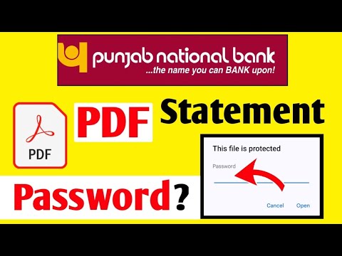Pnb Statement PDF Password | Pnb Bank Statement PDF Password | Pnb ...