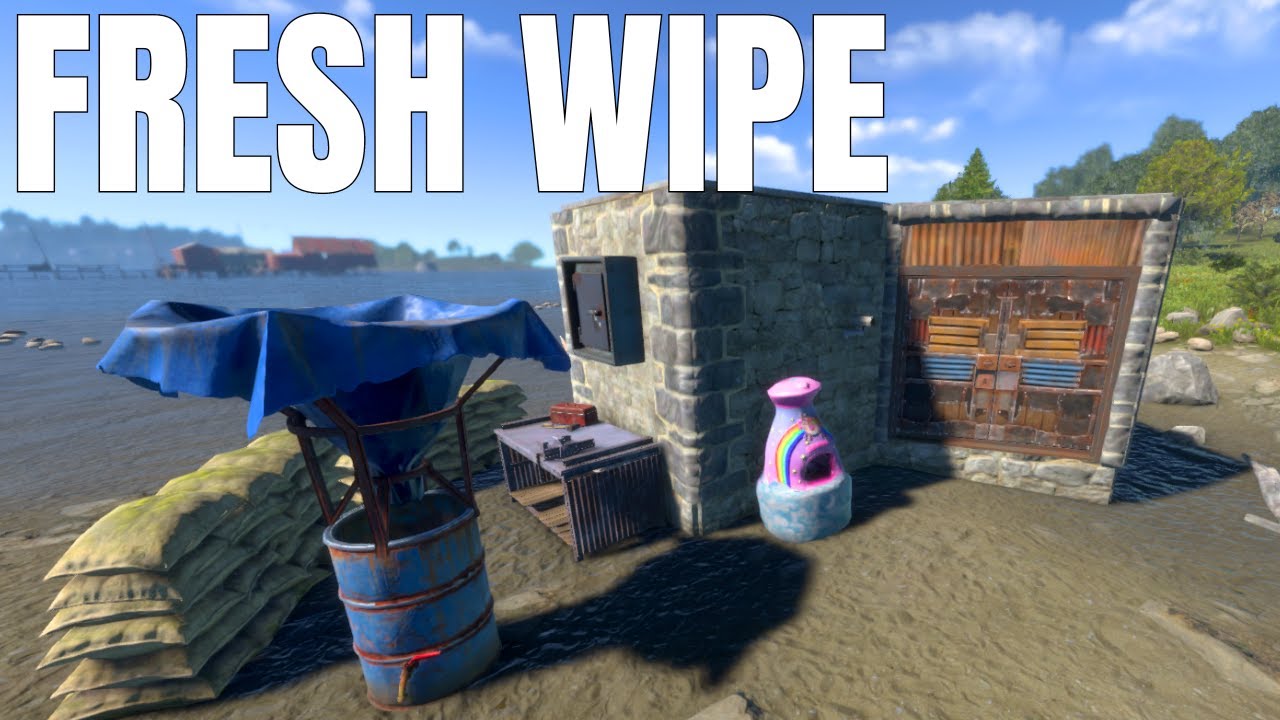 Fresh wipe & Today was a rough day on rust! Rust solo - YouTube