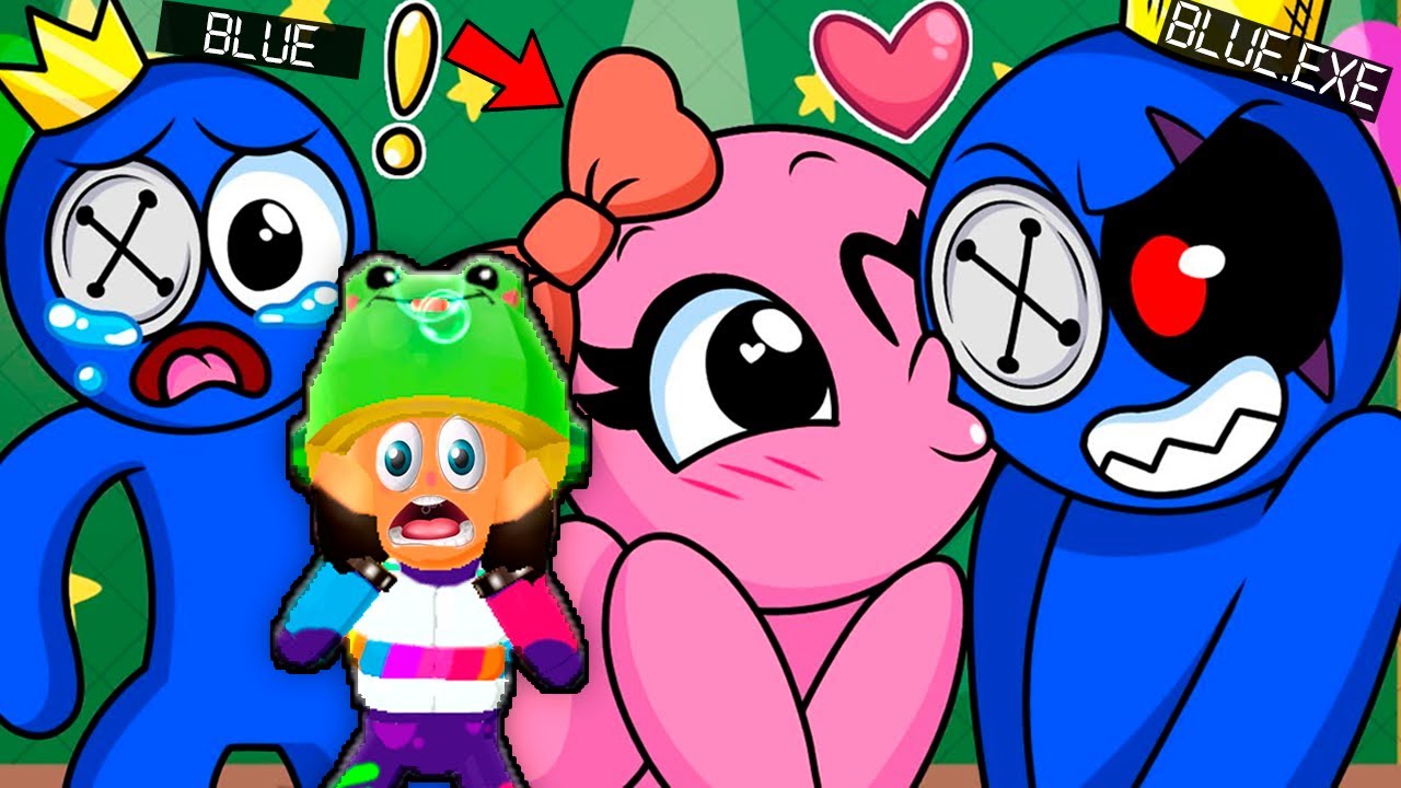 BLUE.EXE vs BLUE de RAINBOW FRIENDS en PK XD (ANIMATION) 🐸 SIMBA - YouTube