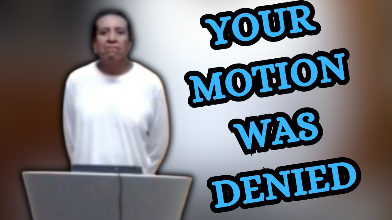 Man Tells Judge His Lawyer Put In A Motion To Quash - YouTube