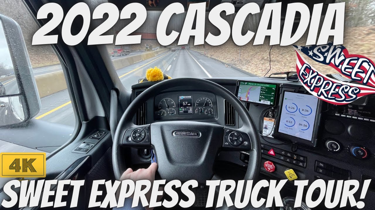 SWEET EXPRESS 22 FREIGHTLINER CASCADIA TRUCK TOUR ! - YouTube