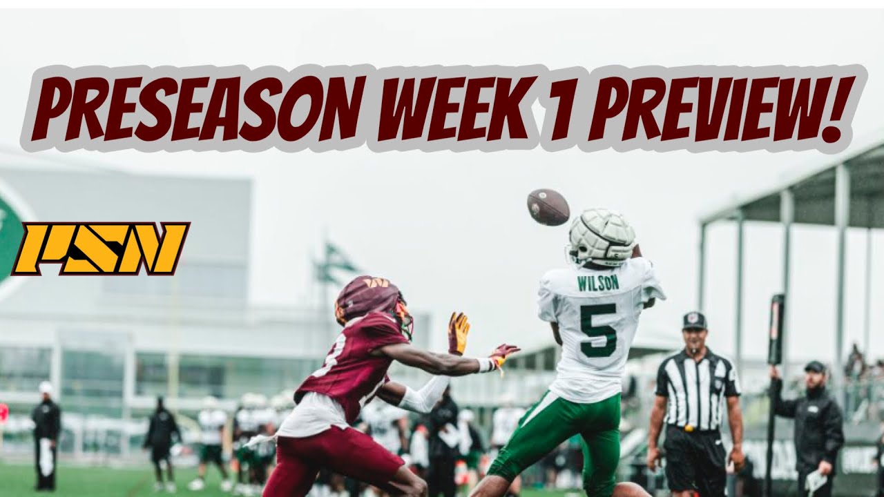 Washington Commanders/New York Jets Preseason Opener Preview! JD5 NFL ...