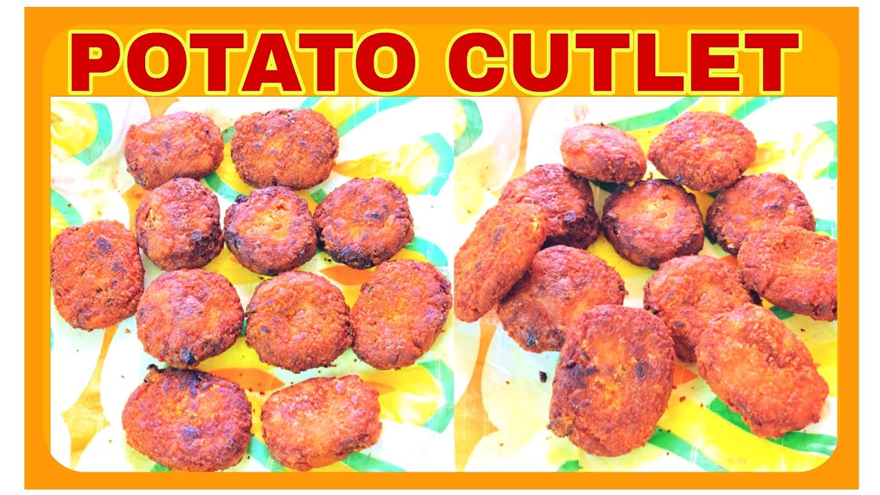 Homemade Crispy Potato Cutlet|vegetable cutlet|crispy crunchy cutlet ...
