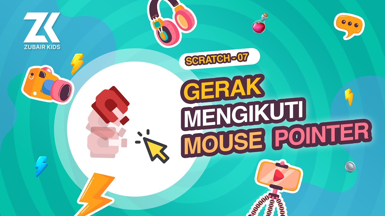 🐱07 Belajar Scratch Animasi Gerak Mengikuti Pointer - YouTube