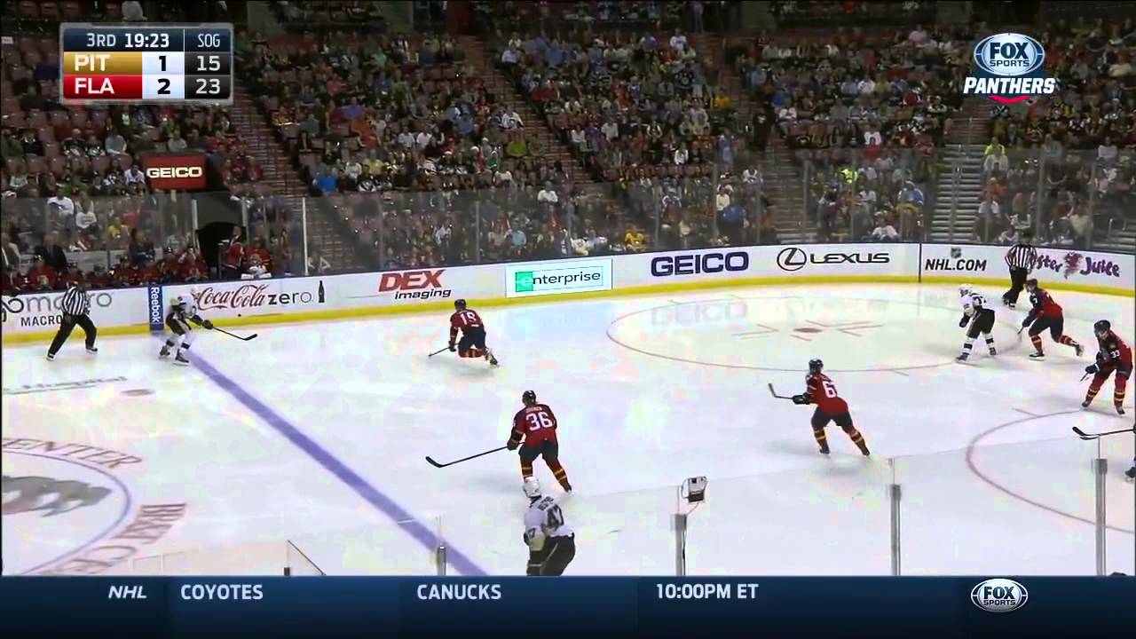 2014 12 22 Pittsburgh Penguins vs. Florida Panthers - YouTube