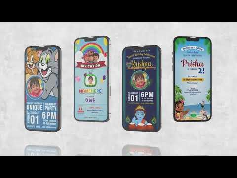 Create Stunning Custom Birthday Invitation Cards Online | Personalized ...