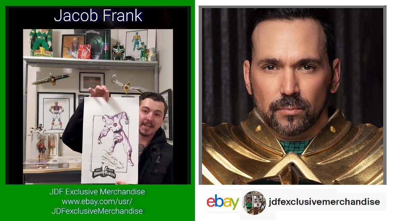 Jason David Frank Merchandise! + Special Message From Jacob Frank ...