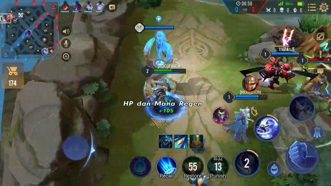 Belajar Hero AOV _ Belajar jungle Zill _ gameplay moment ( Arena of ...