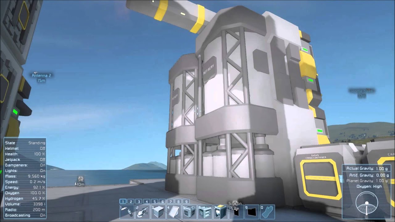 Space engineers Survival Planet E6 -TIM Refinery / Inventory management ...