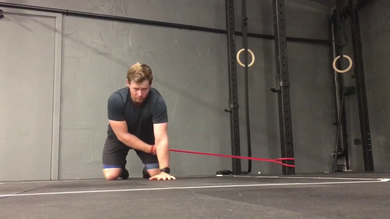 Banded 4 Point Thoracic Rotation - YouTube