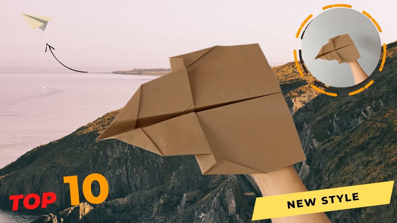 How to fold the perfect paper airplane | The best paper airplane ever ...
