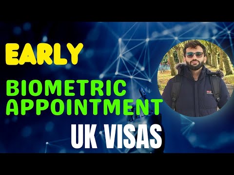 UK VISA Early Biometric Appointment Step by Step Approach | - YouTube