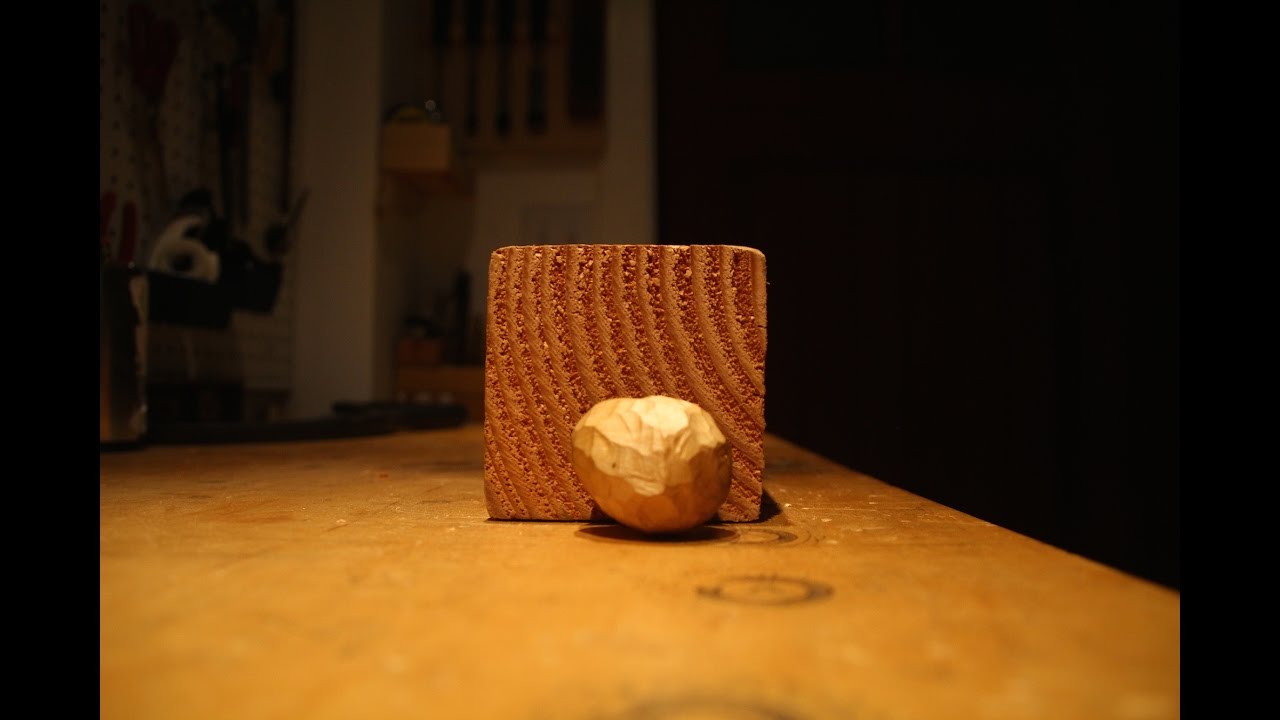 Carving a sphere(ish) - YouTube