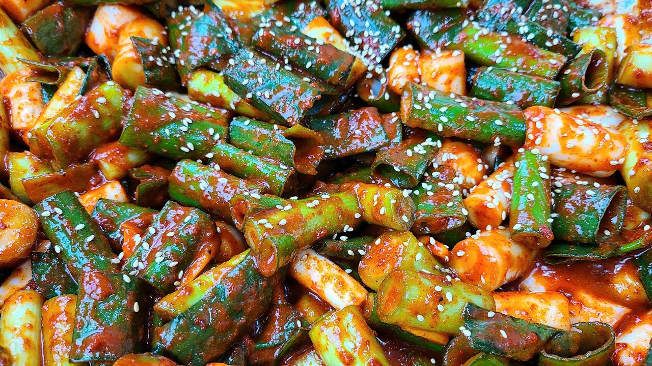 대파김치 맛있게 만드는 방법 | Korean Green Onions Kimchi - YouTube