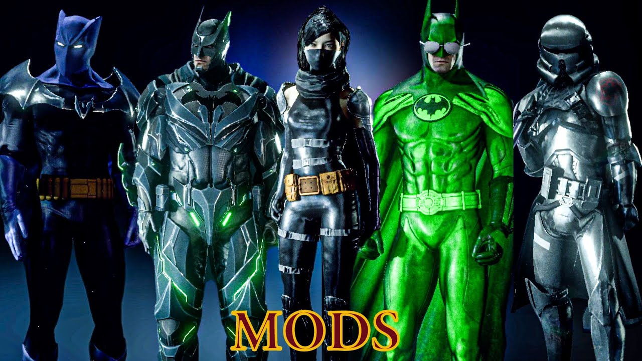 New Arkham Knight Mod Suit Ups| Cutscenes, Combat & Display Showcase ...