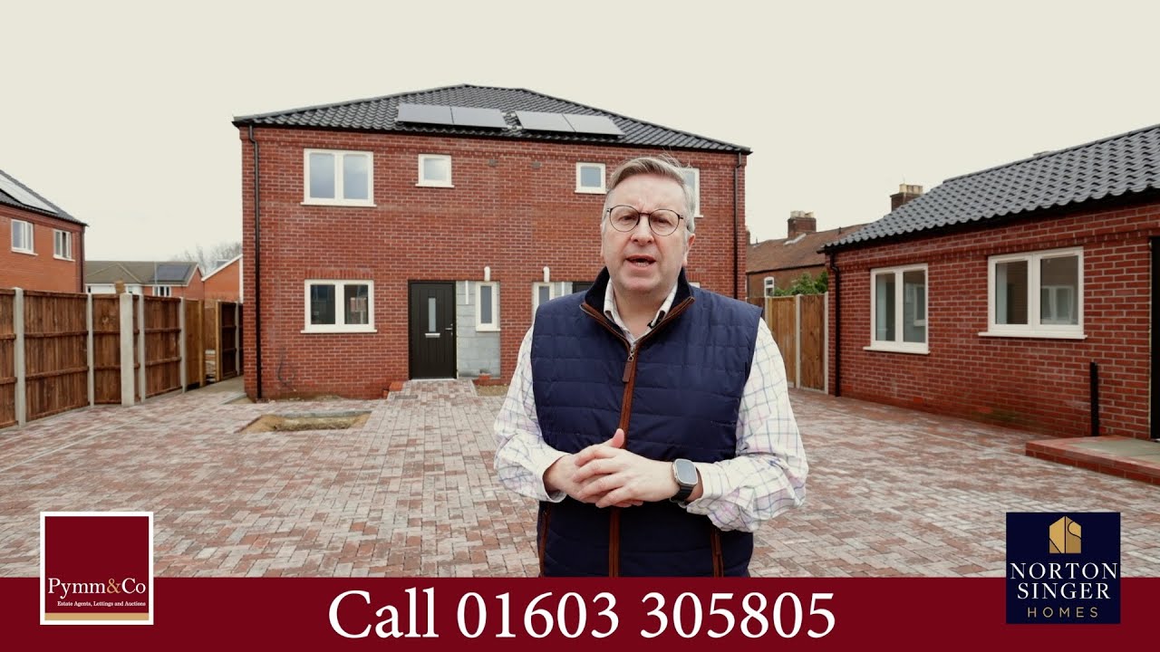 Norton & Singer Homes development, Starling Road in #norwich - YouTube