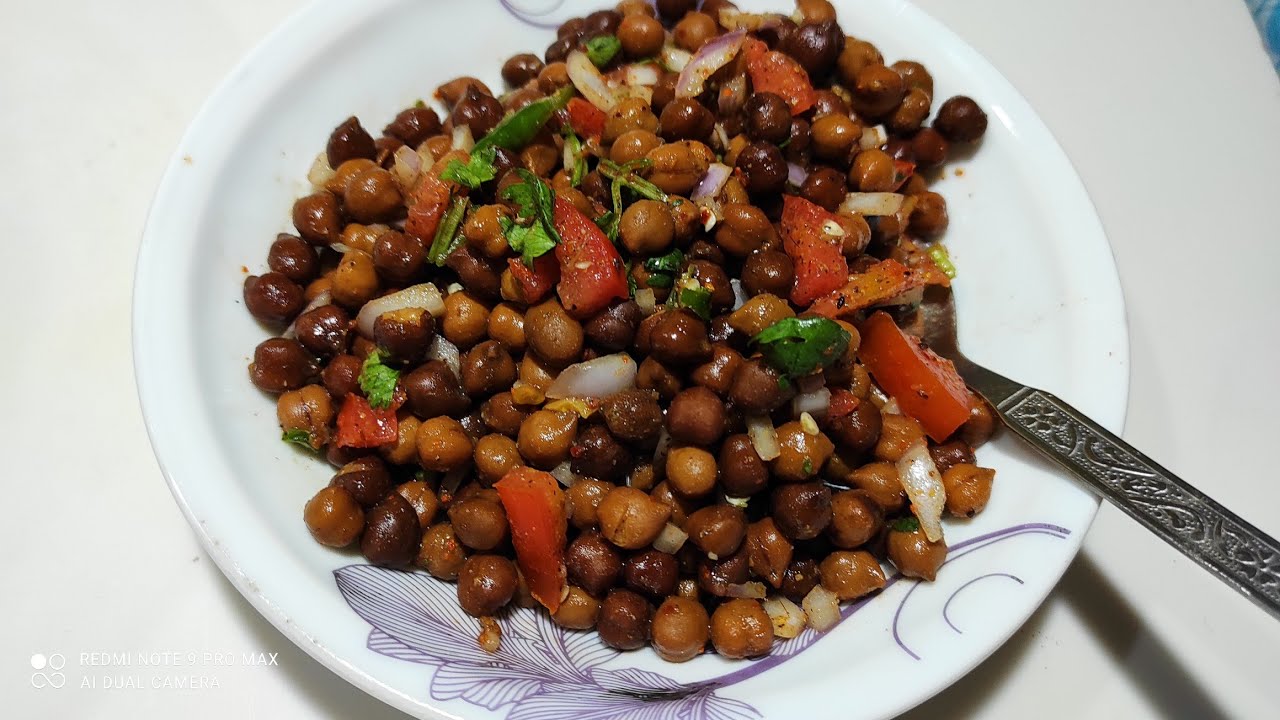 Easy boiled chana chaat | recipe | by shabana - YouTube