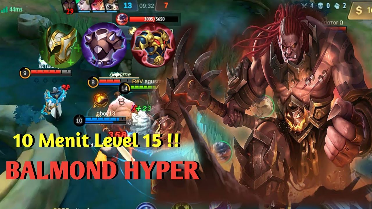 HYPER TERKUAT DI META SEKARANG!!BALMOND HYPER BUILD TOP 1 GLOBAL MLBB ...