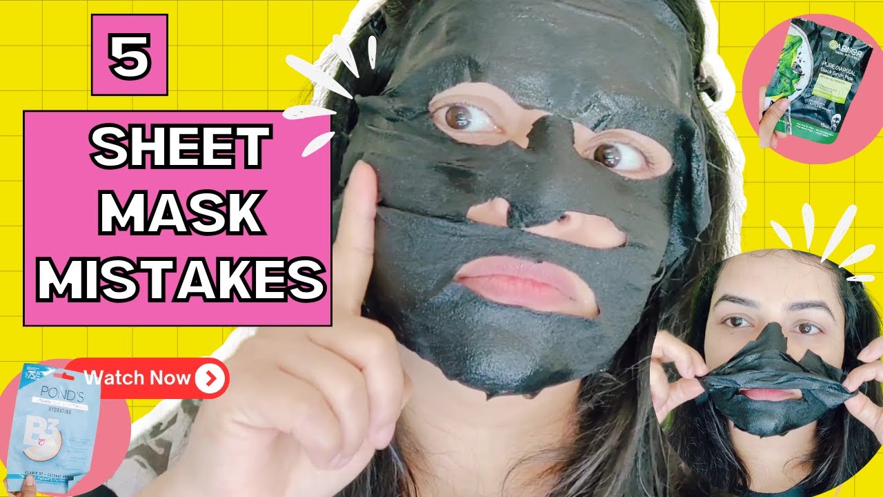 5 Mistakes while using a SHEET MASK | Are You Sheet Masking Correctly⁉️ ...