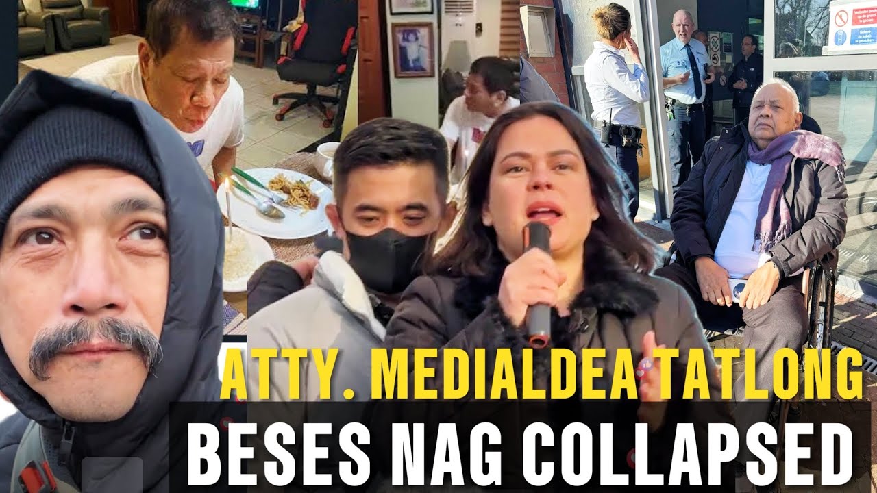 ATTY. MEDIALDEA TATLONG BESES NG BUMAGSAK AT NAG COLLAPSED BAGO MA ...
