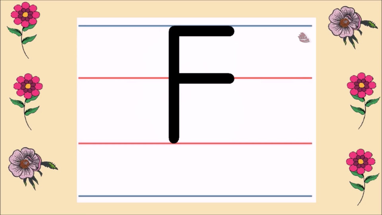 Büyük F Harfi (Sesi) Yazılışı Tekrarlı Dik Temel Harfler 2020 - YouTube