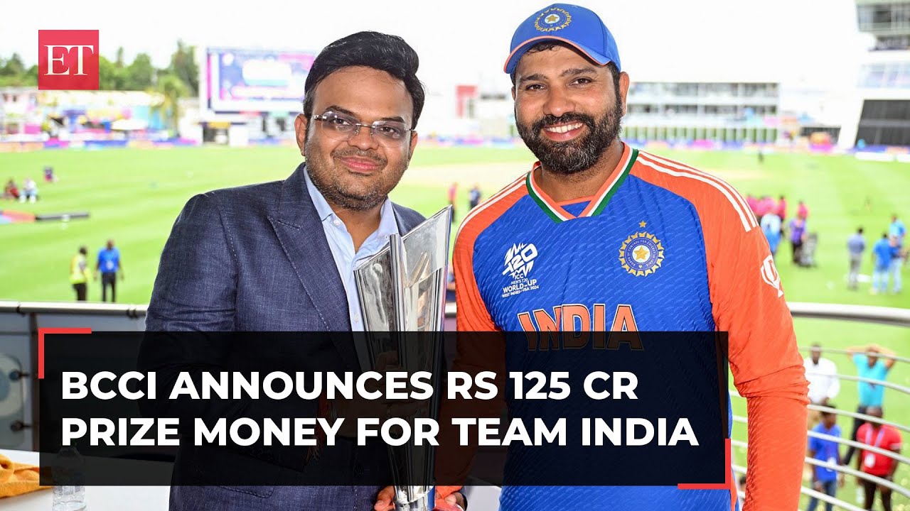 ICC T20 World Cup 2024 triumph: BCCI Secy Jay Shah announces Rs 125 cr ...